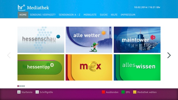 Hessischer Rundfunk launches HbbTV service