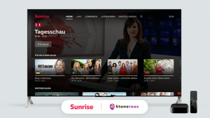 Sunrise launches Apple TV app with operator login from Stoneroos