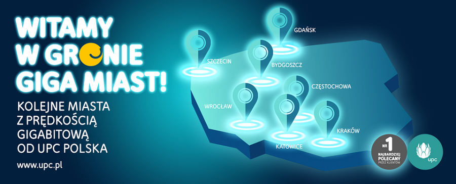 UPC Polska expands giga reach