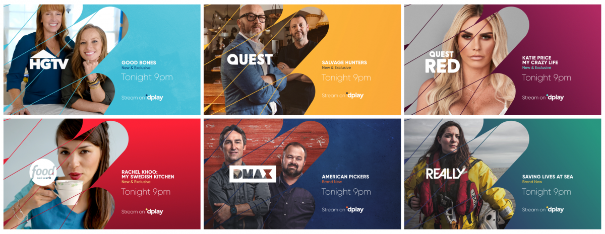 Discovery launches brand refresh for free-to-air channels