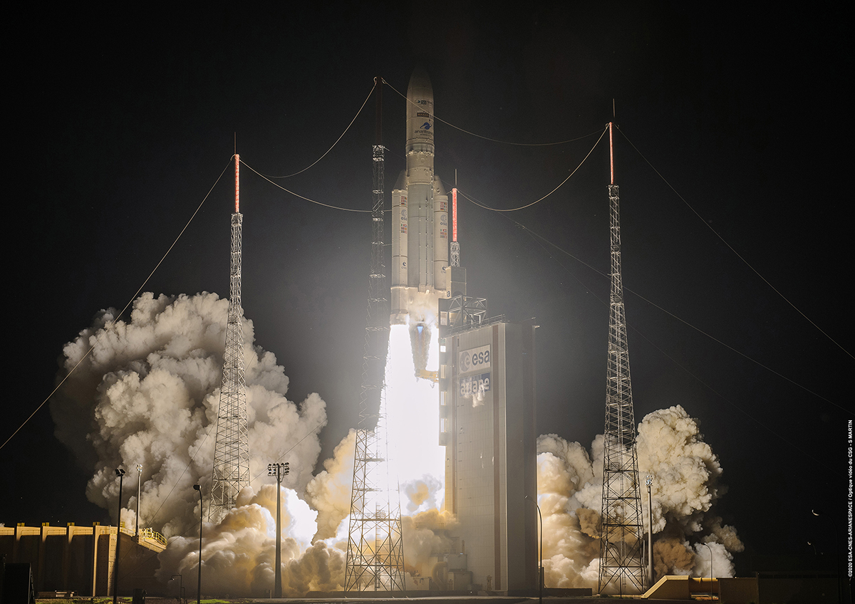 Mission Extension Vehicle successfully launched by Ariane