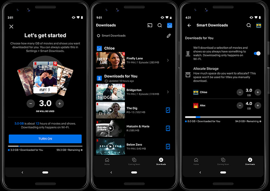 Netflix launches automatic download function