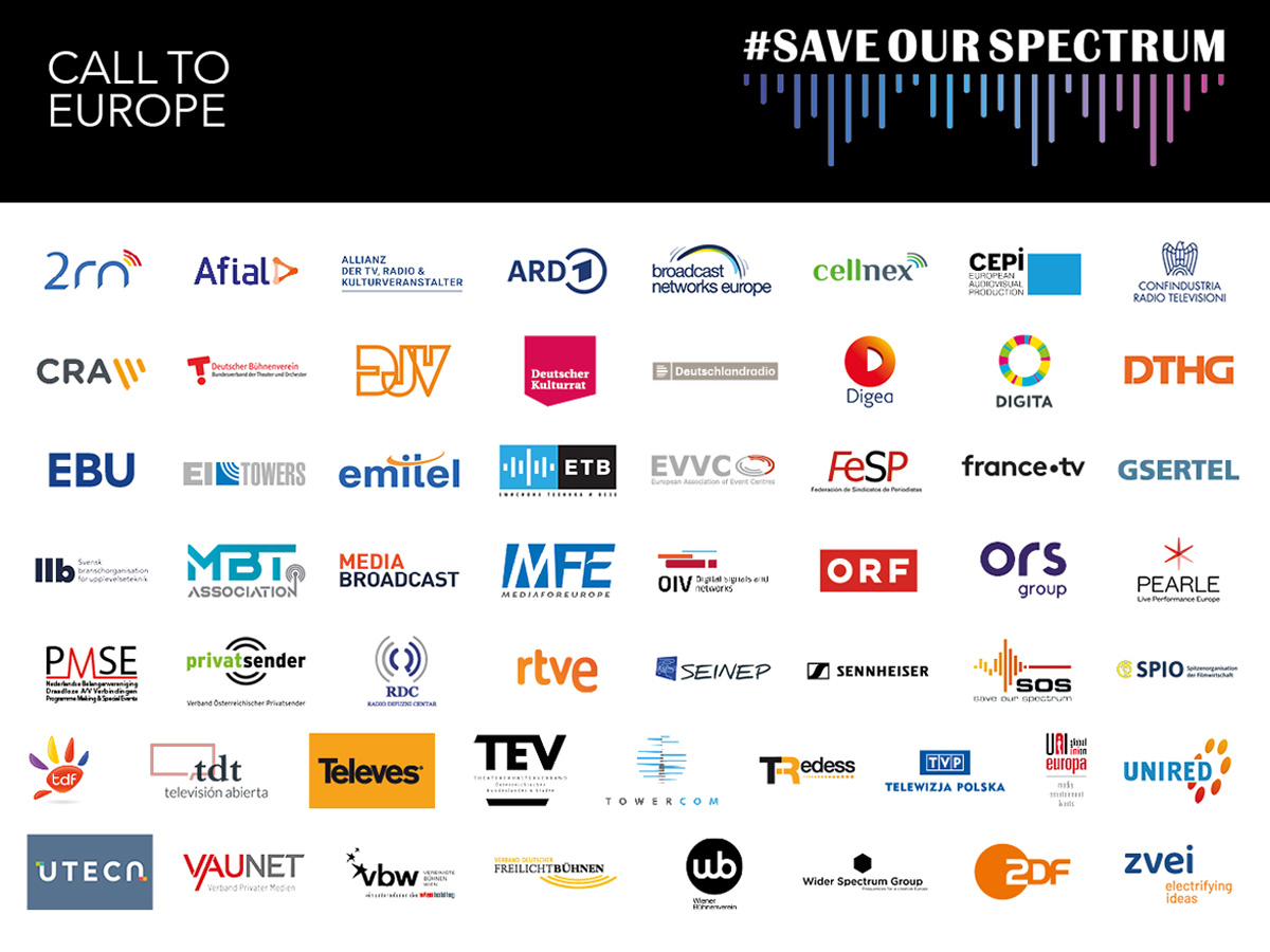 Call to Europe to safeguard UHF broadcasting