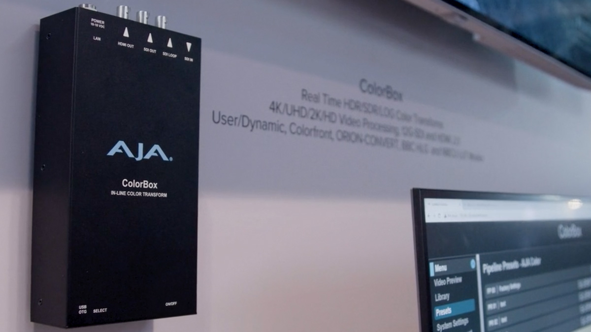 AJA Video Systems’ Abe Abt on converting with Colorbox: IBC2022 Roundup