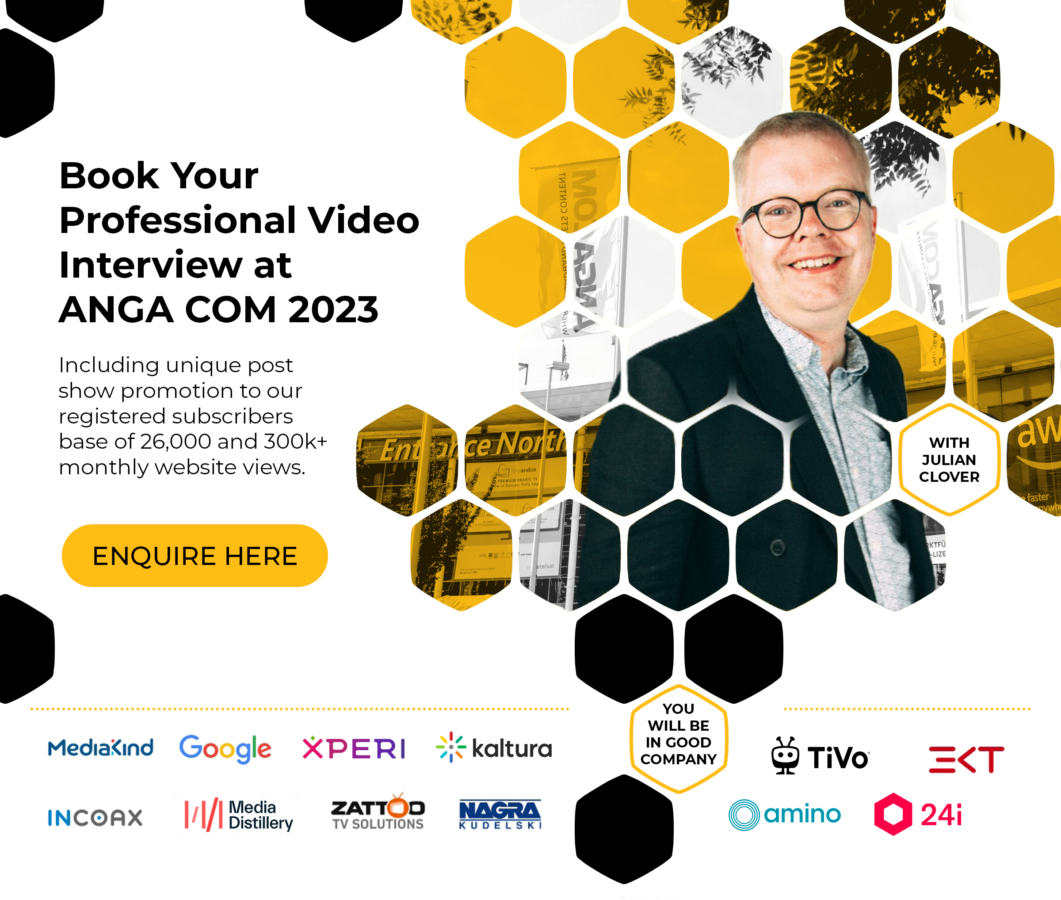 Book Your Professional Video Interview at ANGA COM 2023