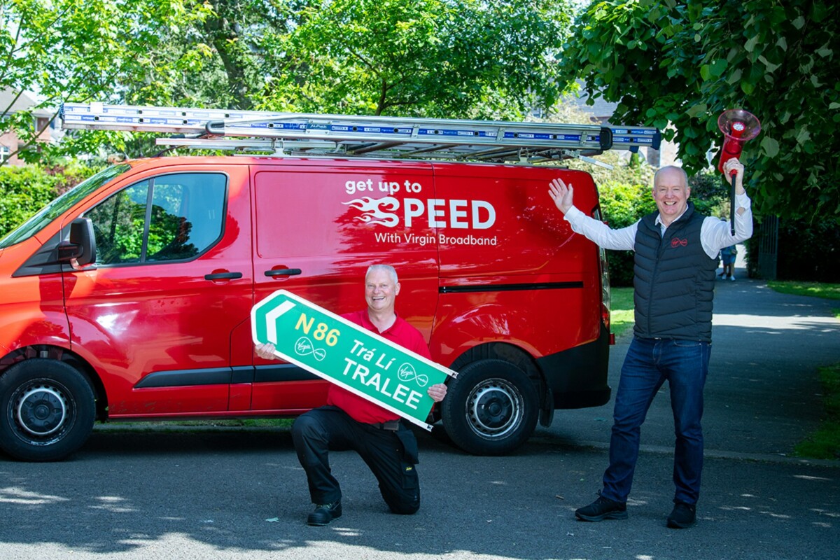 Virgin Media Ireland launches 2 Gigabit full fibre broadband