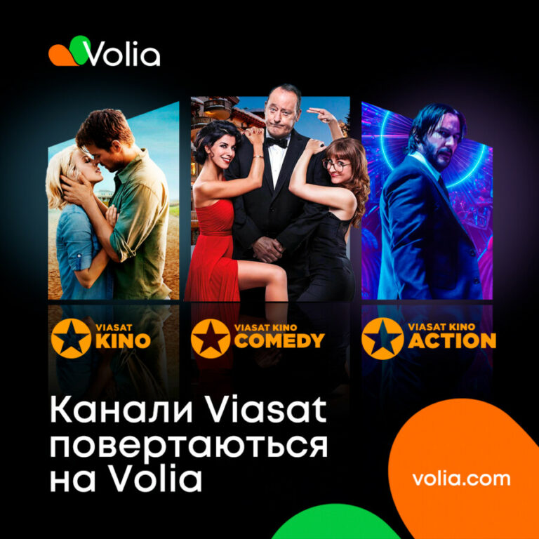 Viasat channels return to Volia