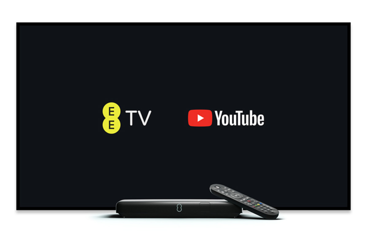YouTube app introduced by EE TV