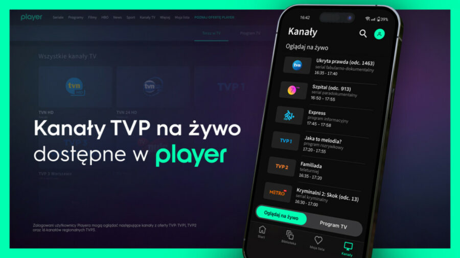 Player adds TVP national and regional channels