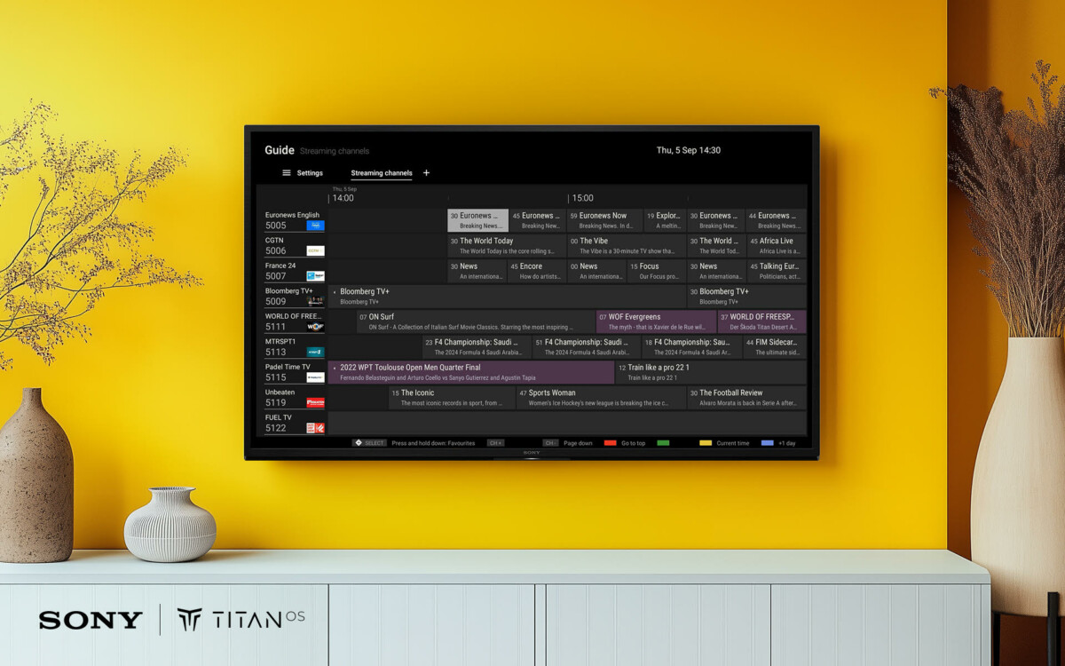 Titan OS teams up with with Sony Pictures for launch of Sony One channels