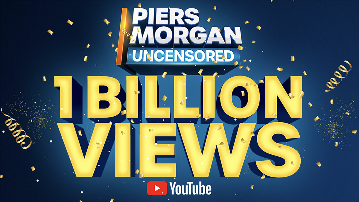 Piers Morgan Uncensored reaches one billion views