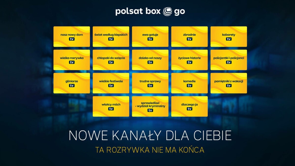 18 FAST channels added to Polsat Box Go
