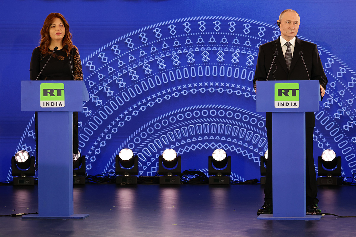 RT launches India channel during Putin visit to New Delhi