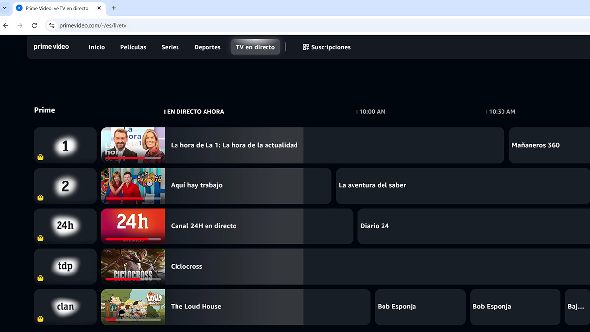 Prime Video adds M6+ in France and RTVE live channels in Spain