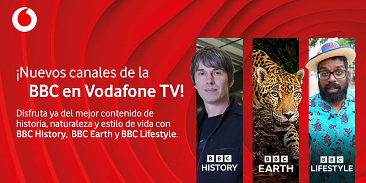 Vodafone TV adds BBC Earth, BBC Lifestyle and BBC History