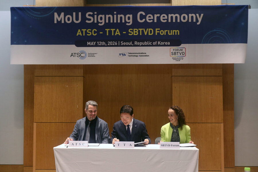 ATSC, SBTVD Forum and TTA sign next-generation broadcasting MoU